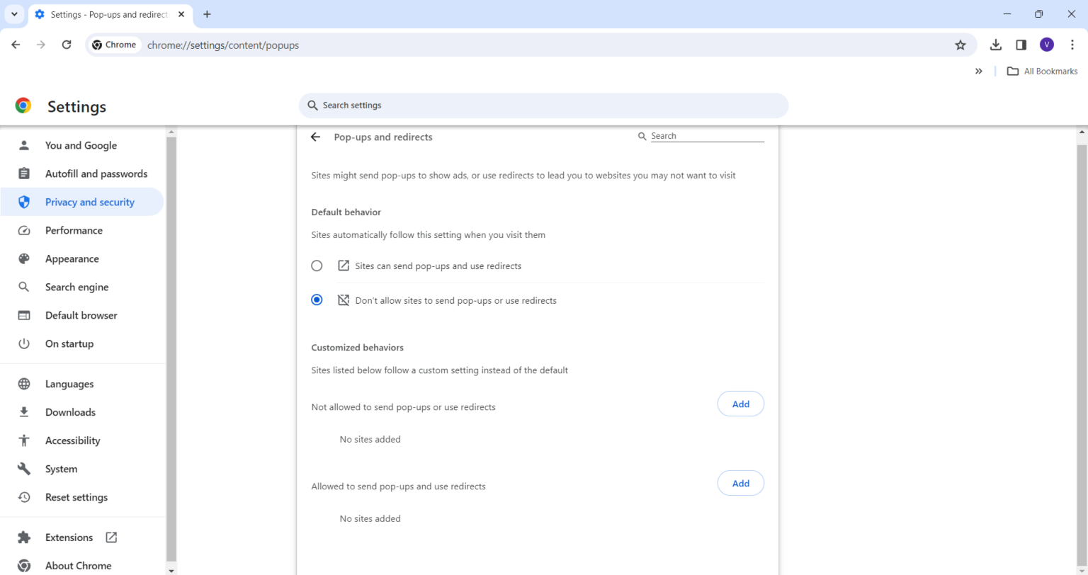 Guide on How to Disable Pop-up Blockers - Poper Blocker
